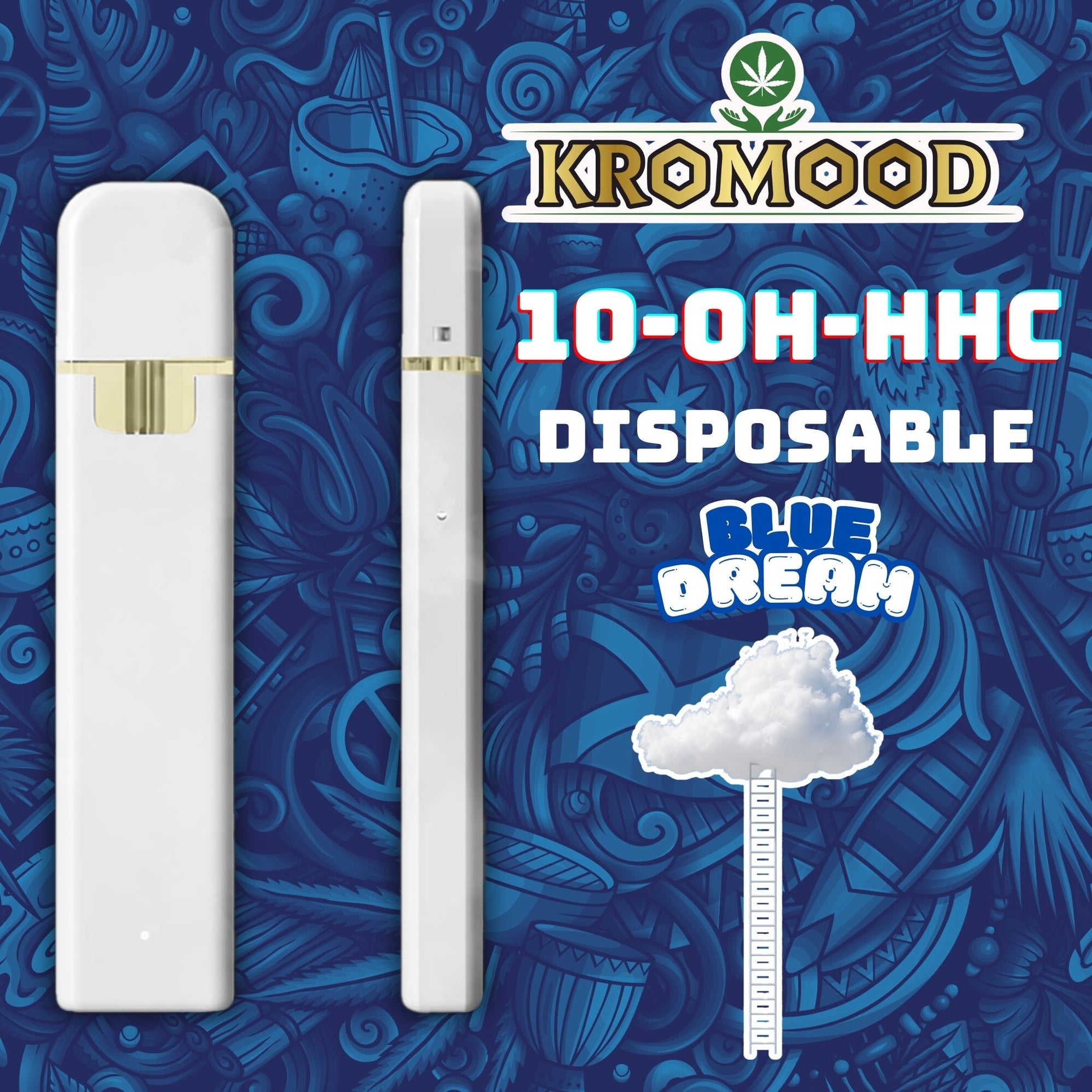 KroMood Puff Jetable - Blue Dream - 10% 10-OH-HHC