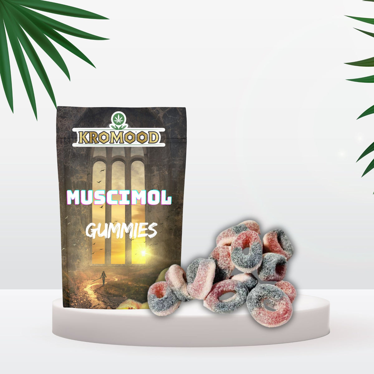 Gummies au Muscimol – Anneaux de Cassis - KroMood 🍇🍄