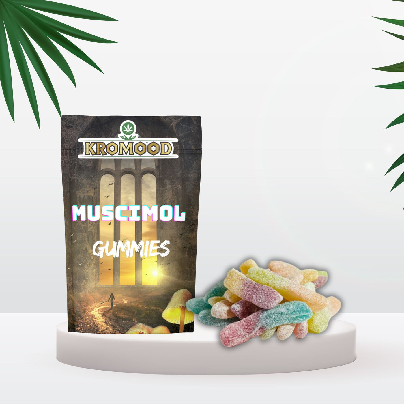 Gummies au Muscimol – Vers Acidulés - KroMood 🍑🍉