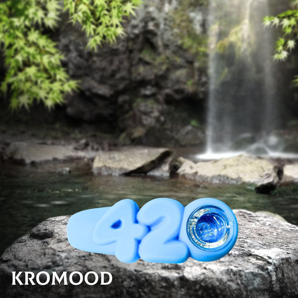 Pipe en Silicone Blue 420 - 10 cm — KroMood